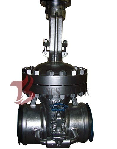 Cast Steel Flex / Solid Wedge Gate Valve With Bypass Valve HF Seal API ...