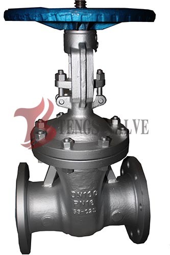 Din Flanged Carbon Steel Gate Valve GS-C25 Metal Seat Hardfaced Half ...