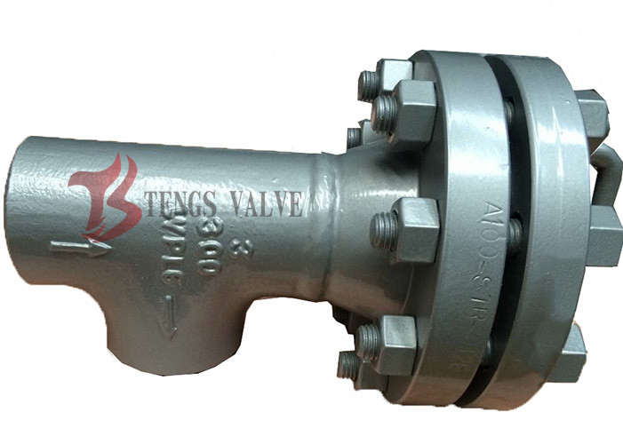 2" - 48" Angle Type Strainers Low Temperature A420 WPL6 Weld End With ...